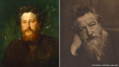 National Portrait Gallery shines light on William Morris - BBC News