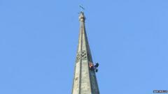 Salisbury Cathedral: Breathtaking video from tallest spire - BBC News