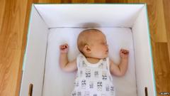 The strange case of babies sleeping in boxes - BBC News