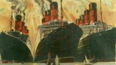 Cunard liners mark 175th anniversary in Liverpool - BBC News