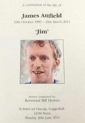 James Attfield: Funeral of Colchester 'frenzied' knife attack victim ...