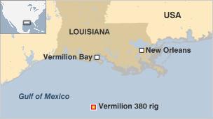Explosion on Mariner Energy oil rig in Gulf of Mexico - BBC News
