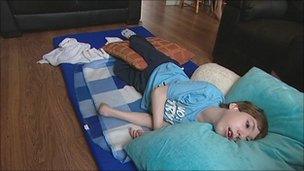 Delays leave disabled Southport boy waiting for bath - BBC News