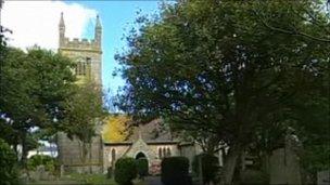 Two arrested after Gwithian Church safe attacked - BBC News