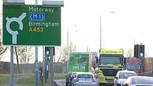 Firms to have say on A453 dual carriageway plan - BBC News