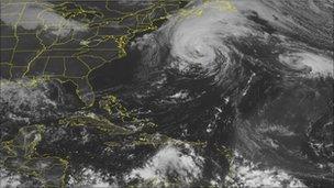 Newfoundland braced as Hurricane Igor heads north - BBC News