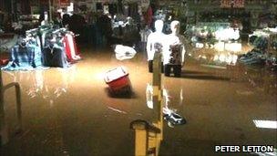 Homes hit as torrential rain causes flooding - BBC News