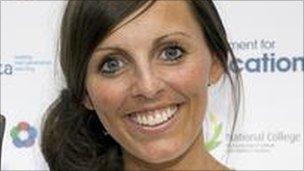 'Outstanding' honour for Ossett teacher Kelly Steeples - BBC News