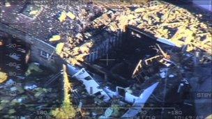 Devon house explosion blast man 'in stable condition' - BBC News