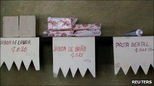 Cubans stock up as prices of hygiene products jump - BBC News