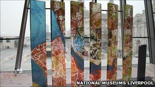 Glass map sculpture for Museum of Liverpool - BBC News