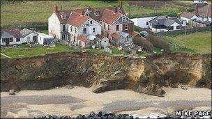 Happisburgh's last Beach Road resident remains defiant - BBC News