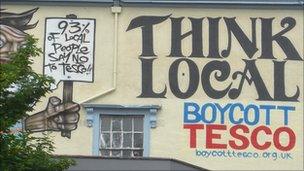Tesco riot drives call for supermarket planning review - BBC News
