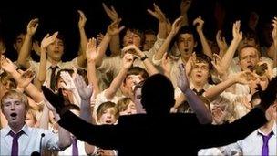 Only Men Aloud choir director warns on school music 'basics' - BBC News