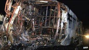 Indian bus crash kills 22 people - BBC News