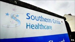 Southern Cross says care will be sustained - BBC News