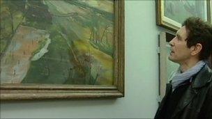 Liverpool war artist's paintings revealed at Walker - BBC News