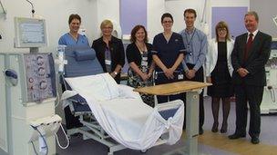 Borders renal dialysis unit ready to open - BBC News