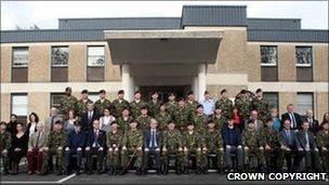 Thatcham honours Royal School of Military Survey - BBC News