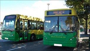 Guernsey bus services return to schedule - BBC News
