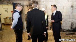 Riots: David Cameron visits riot-hit Salford - BBC News