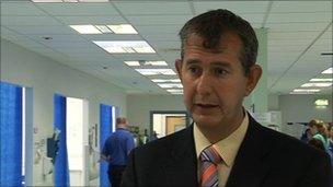 Edwin Poots says too many people abuse the A&E system - BBC News