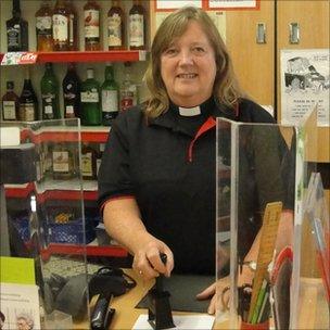 Juggling roles as Offenham's postmistress and priest - BBC News