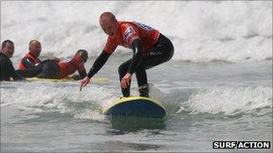 Cornwall's Surf Action charity in lottery awards final - BBC News