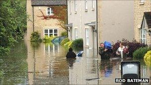 West Oxfordshire flood funding approaches £1m - BBC News