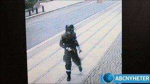 Norway massacre: Killer filmed on CCTV before attacks - BBC News