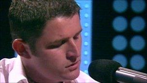 Castledawson man Ciaran Gribben is new INXS lead singer - BBC News