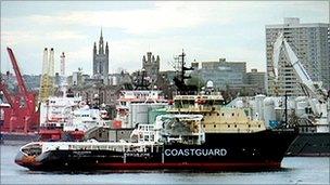 Stornoway's Anglian Sovereign in for Aberdeen refit - BBC News