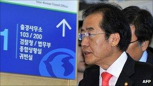 South Korea's Hong Joon-pyo visits North - BBC News