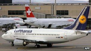 Lufthansa plane diverted to Zurich due to strange smell - BBC News