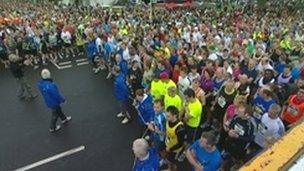 Great South Run: £3m raised at Portsmouth event - BBC News