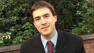 Green Party's Adrian Ramsay hopes to spread word - BBC News