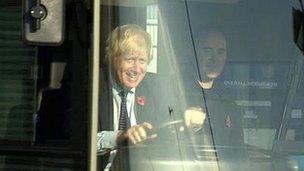 Boris Johnson London bus pledge welcomed by Ian Paisley - BBC News