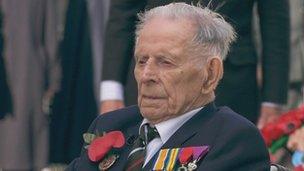 Harry Patch memorial dedicated in Shropshire church - BBC News