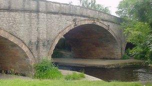 Body of man, 71, found in river at St Asaph - BBC News