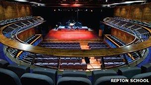 Repton School theatre reopens after £3.3m revamp - BBC News
