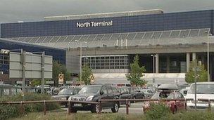 Major opens Gatwick North Terminal extension - BBC News