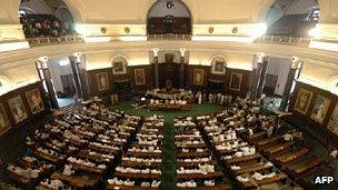 India parliament session adjourns amid state split row - BBC News