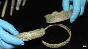 Silverdale Viking hoard examined by British Museum - BBC News
