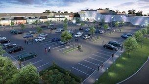 Cramlington £200m redevelopment 'to create 500 new jobs' - BBC News