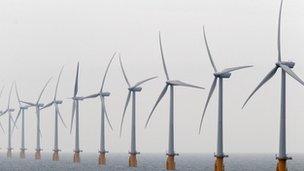 Thanet offshore wind farm in Ramsgate being repaired - BBC News