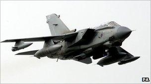 RAF jet 'got a wee bit too close' to plane landing at Stornoway - BBC News