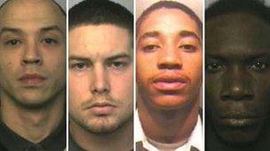 Four jailed over Maidenhead tattoo parlour shooting - BBC News