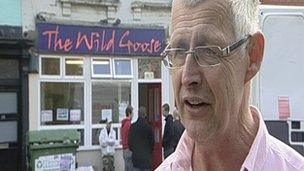 Wild Goose centre boss Alan Goddard to sleep rough for 12 nights - BBC News