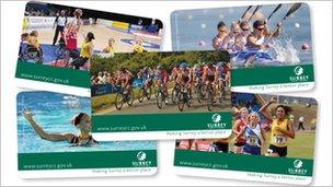 London 2012: Olympics library cards launched in Surrey - BBC News