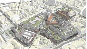 Royal Exchange developer re-submits hotel plan - BBC News